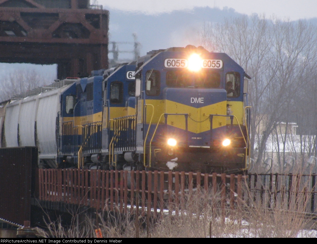 DM&E 6055 CP's Tomah Sub.